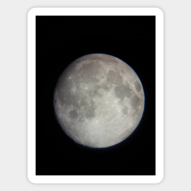 Moon Photo - Moon - Sticker | TeePublic